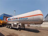 China ASME Q345R 16.1 Bar 54000 Liters 25MT LPG Tanker Trailer for Propane Transport for sale