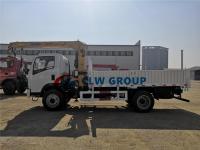China RHD Howo 3.2 Ton Straight Arm Truck Mounted Hydraulic Crane 5 Ton Cargo Truck for sale