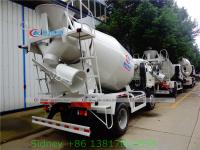 China Foton Forland 5cbm Diesel Concrete Mixer Truck with 130HP Engine and 3600mm Wheelbase for sale