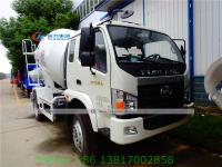 China Foton Forland 5cbm Diesel Concrete Mixer Truck with 130HP Engine and 3600mm Wheelbase for sale