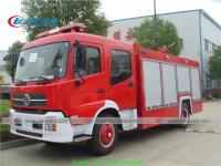 China Dongfeng Tianjin 4x2 8000L Water Tank Fire Rescue Truck 180HP CB10/60 Pump for sale