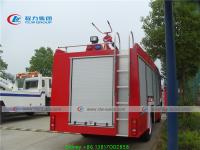 China Dongfeng Tianjin 4x2 8000L Water Tank Fire Rescue Truck 180HP CB10/60 Pump for sale