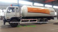 China Dongfeng 24cbm Q345R LPG Delivery Truck with Dispenser 6x4 for sale