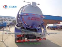 China Dongfeng Tianjin 4x2 LHD Vacuum Sewage Suction Tanker Truck 10000L Euro 3 for sale