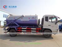 China Dongfeng Tianjin 4x2 LHD Vacuum Sewage Suction Tanker Truck 10000L Euro 3 for sale
