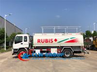 China ISUZU FTR 15000L 4 Compartment Fuel Refueler Truck 15 Ton Petroleum Delivery for sale
