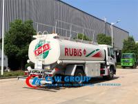 China ISUZU FTR 15000L 4 Compartment Fuel Refueler Truck 15 Ton Petroleum Delivery for sale