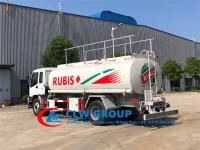 China ISUZU FTR 15000L 4 Compartment Fuel Refueler Truck 15 Ton Petroleum Delivery for sale