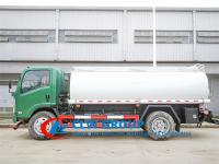 China ISUZU 190HP 8T 10T Carbon Steel Oil Tanker Truck 10000L Fuel Transport for sale