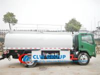 China ISUZU 190HP 8T 10T Carbon Steel Oil Tanker Truck 10000L Fuel Transport for sale