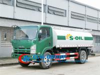 China ISUZU 190HP 8T 10T Carbon Steel Oil Tanker Truck 10000L Fuel Transport for sale
