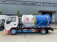 China ISUZU 4000L 98HP Euro V Diesel Sewage Pump Truck Vacuum Tanker for sale