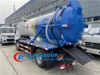 China ISUZU 4000L 98HP Euro V Diesel Sewage Pump Truck Vacuum Tanker for sale