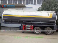 China 2 Axle Anti-Corrosion HCl Chemical Liquid Tanker Semi Trailer 18-30 CBM Capacity with BPW/FUWA Axles for sale
