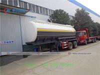 China 2 Axle Anti-Corrosion HCl Chemical Liquid Tanker Semi Trailer 18-30 CBM Capacity with BPW/FUWA Axles for sale