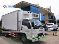 China JMC 4x2 3-5 Ton Refrigerated Truck with 115HP Diesel Engine and -18°C Temperature Range for sale