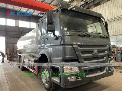 China Sinotruk Howo 6x4 20m3 10 Ton LPG Gas Tanker Truck with Flow Meter for sale