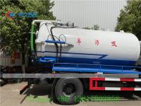China 4x2 Dongfeng Vacuum Sewage Suction Truck 10cbm Tank 190HP Cummins for sale
