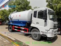 China 4x2 Dongfeng Vacuum Sewage Suction Truck 10cbm Tank 190HP Cummins for sale