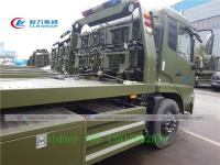 China Dongfeng 140HP 4X2 Flatbed Wrecker Truck 5-7 Tons Towing Recovery Vehicle for sale