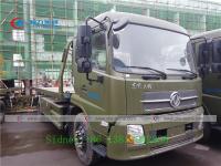 China Dongfeng 140HP 4X2 Flatbed Wrecker Truck 5-7 Tons Towing Recovery Vehicle for sale