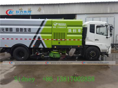 China Dongfeng Tianjin 12m3 Vacuum Sweeper Truck Cummins 170HP Euro III Street Sweeper for sale
