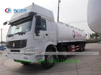 China Sinotruk Howo 8x4 336HP 24cbm 30cbm Fuel Tanker Truck Diesel Transport for sale