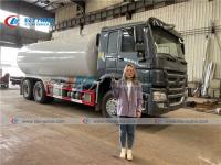 China Sinotruk HOWO 336HP 20000L Q345R LPG Bullet Truck for Propane Delivery for sale