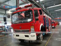 China Sinotruk HOWO 4x2 Fire Fighting Vehicle 6000L Foam Water Tank 290HP LHD for sale