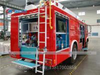 China Sinotruk HOWO 4x2 Fire Fighting Vehicle 6000L Foam Water Tank 290HP LHD for sale