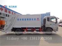 China Dongfeng Tianjin DFAC 14-16cbm Garbage Compactor Truck Compressed Waste Truck for sale