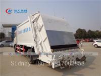 China Dongfeng Tianjin DFAC 14-16cbm Garbage Compactor Truck Compressed Waste Truck for sale