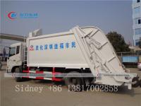 China Dongfeng Tianjin DFAC 14-16cbm Garbage Compactor Truck Compressed Waste Truck for sale