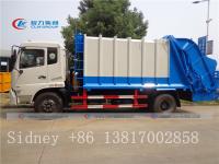 China Dongfeng Tianjin 4X2 12cbm 14cbm Compression Garbage Truck with Cummins 190HP for sale