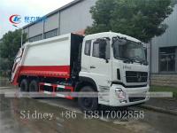 China Dongfeng Kinland 6x4 18-20cbm Compression Garbage Truck Q235B Steel Body for sale