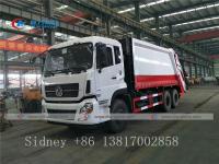 China Dongfeng Kinland 6x4 18-20cbm Compression Garbage Truck Q235B Steel Body for sale