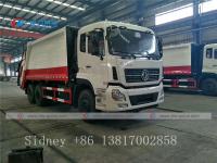 China Dongfeng Kinland 6x4 18-20cbm Compression Garbage Truck Q235B Steel Body for sale