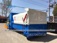 China 16CBM Mobile Garbage Compression Station for Hooklift Truck | 340kN Force, 380V Power for sale