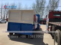 China 16CBM Mobile Garbage Compression Station for Hooklift Truck | 340kN Force, 380V Power for sale