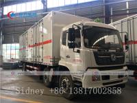 China Dongfeng 6x2 Refrigerated Van Truck 50.5m³ with Thermo King MP-4000 210HP for sale