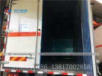 China Dongfeng 6x2 Refrigerated Van Truck 50.5m³ with Thermo King MP-4000 210HP for sale