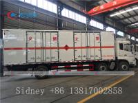 China Dongfeng 6x2 Refrigerated Van Truck 50.5m³ with Thermo King MP-4000 210HP for sale