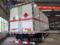 China Dongfeng 6x2 Refrigerated Van Truck 50.5m³ with Thermo King MP-4000 210HP for sale