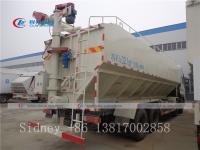 China Dongfeng Kinland 8x4 40m3 Bulk Feed Truck Euro 3 Diesel 315HP Electric Auger Discharge for sale
