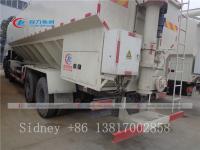 China Dongfeng Kinland 8x4 40m3 Bulk Feed Truck Euro 3 Diesel 315HP Electric Auger Discharge for sale