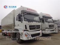 China Dongfeng Kinland 8x4 40m3 Bulk Feed Truck Euro 3 Diesel 315HP Electric Auger Discharge for sale