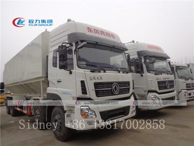 China Dongfeng Kinland 8x4 40m3 Bulk Feed Truck Euro 3 Diesel 315HP Electric Auger Discharge for sale