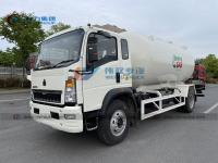 China Sinotruk HOWO 4x2 15000L LPG Bobtail Tank Truck with Dispenser 160HP for sale