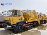 China Dongfeng 4X2 Swing Arm Garbage Truck 8-15m³ Capacity 6 Ton Load 170HP Engine for sale