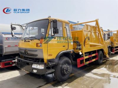 China Dongfeng 4X2 Swing Arm Garbage Truck 8-15m³ Capacity 6 Ton Load 170HP Engine for sale